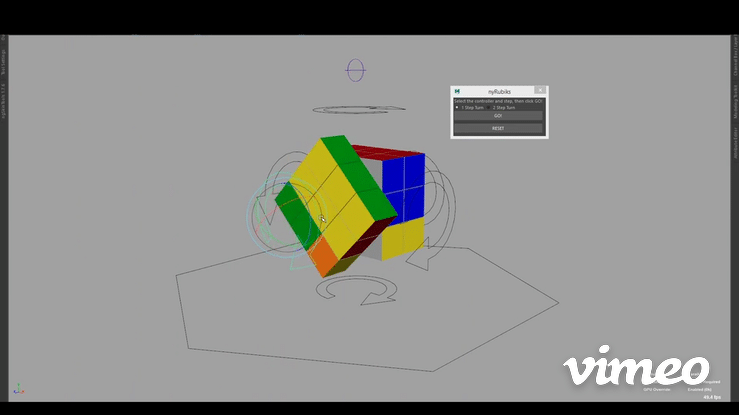 Rubik’s Cube Rig for Maya – NAZMI YAZICI – SENIOR RIGGING TD